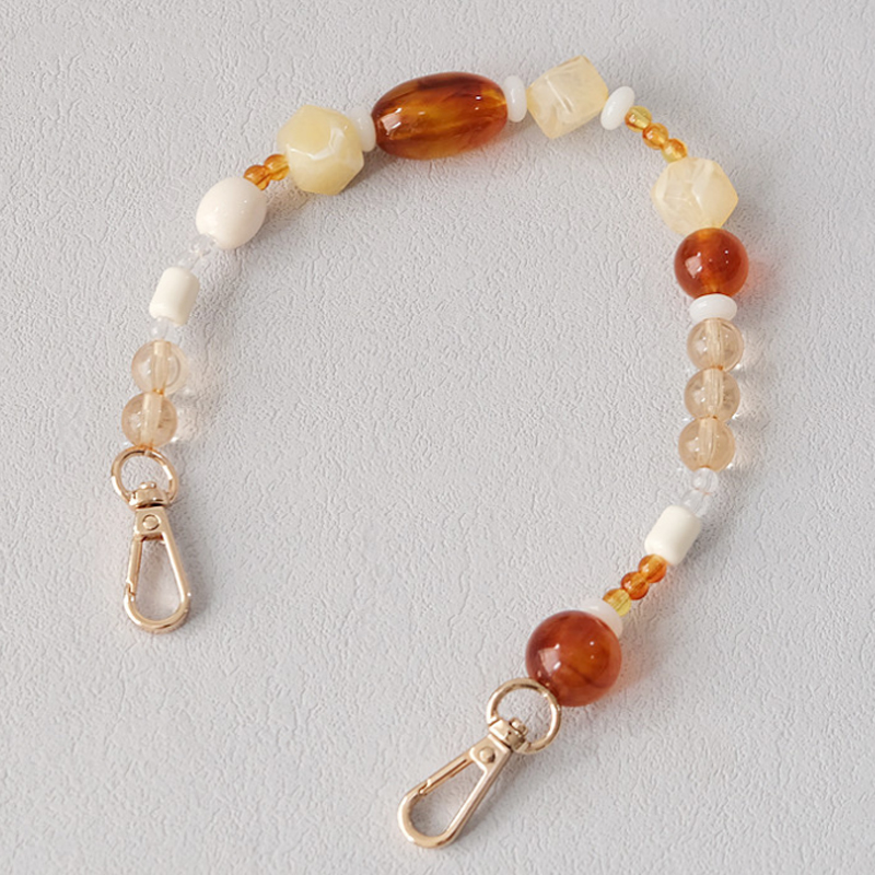 Acrylic Bag Handles Chain-Acrylic Bead With Lobster Clasp-14 Inches ...